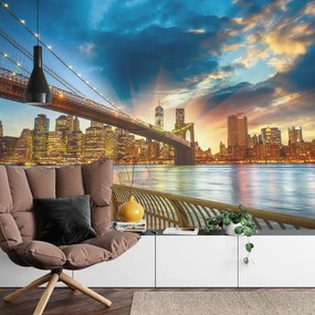 Fototapeta Pohled Na New York City Strukturální vinyl 90x60