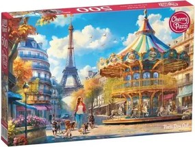 CHERRY PAZZI Puzzle Den v Paříži / 500 dílků / 50 x 34,5 cm