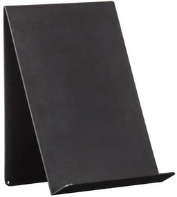 Hoorns Černý kovový stojan na knihy Giona 24 x 19 cm