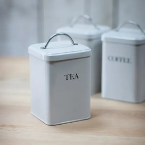 Dóza na čaj Original, světle šedá
