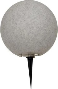 Venkovní lampa KULA 1xE27/60W/230V pr. 30 cm IP44 šedá