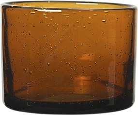 Sklenený pohár na vodu Oli 110 ml jantar