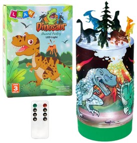 RKToys Noční lampička s dinosaury LED Diamond Painting