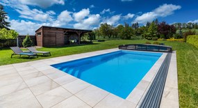 Skimmerový bazén QBIG BENEFIT 3 x 5 x 1,2 m - Světle modrý