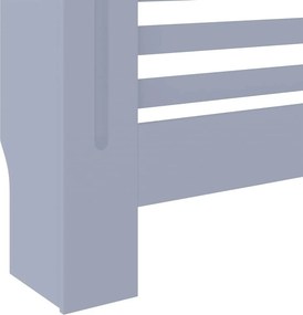Kryt na radiátor MDF šedý 78 cm 325565