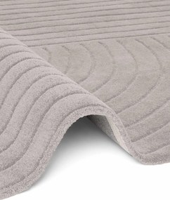 Vikosa, Kusový koberec Vikosa Arcura 106270 Light Grey kruh, 120x120 (průměr) kruh, šedá, ložnice