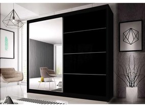 IDZ Šatní skříň Multi 31 (183 cm) Barva dřeva: Černá