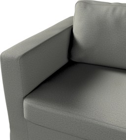 Potah na pohovku IKEA  Karlstad 3-místná, nerozkládací, dlouhý barva šedá látka pletený vzor