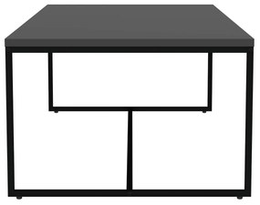 Konferenční stolek pili 120 x 60 cm černý MUZZA
