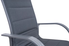 Hliníkové křeslo pevné MIAMI