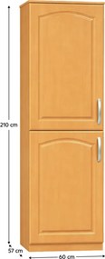 Kuchyňská skříňka, olše, levá, LORA MDF NEW KLASIK S60LO