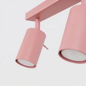 Sollux Lighting Stropní svítidlo RING 3L růžové