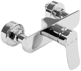 Rea Dart, nástěnná sprchová baterie 150 mm s ruční bodovou sprchovou soupravou, chromová, REA-B3303