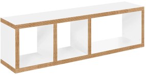 OnaDnes -20% Bílý lakovaný TV stolek TEMAHOME Berlin 150 x 34 cm s překližkou