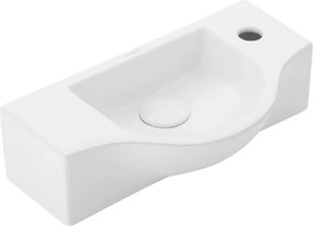 UPTrend Obdélníkové keramické umyvadlo na desku/závěsné ANA TR4523B, bílá lesk