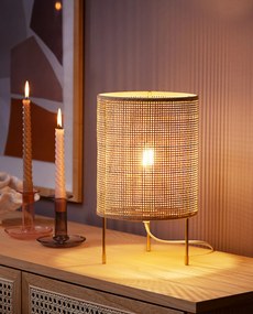 Toolight, noční lampa ve štýlu BOHO 19x31 cm GB2N21, hnědá, OSW-02800