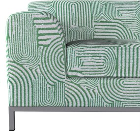 Potah na pohovku IKEA  Kramfors 2-místná barva zelená látka pletený vzor, vzorované
