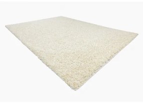 koberec SOFFI shaggy 5cm krém velikost 140x190 cm | krásné koberce cz