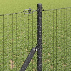 Zemní upevnění svařované drátěné ploty 10 x 1,4 m Šedá Síťovina 3351819