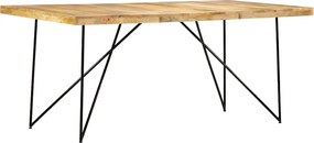 Jídelní stůl 180 x 90 x 76 cm masivní mangovníkové dřevo 282880