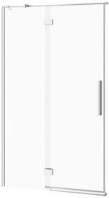 Cersanit Crea - Sprchové dveře 120x202 cm, levé, chrom/čiré sklo S159-003