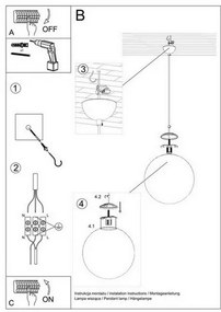 Závěsné svítidlo SOLLUX UGO 30 zlaté E27 1x60W bez žárovky SL.0716