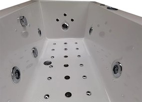 Terra Hydromasážní vana RAMONA 640H 180x90 s ohřevem vody