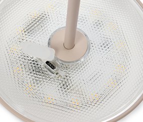 Tchibo - Bateriová stolní lampa s Led, tmavě béžová
