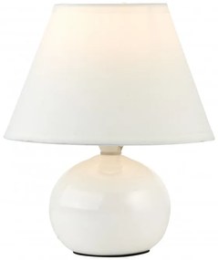 Brilliant 61047/05 Keramická stolní lampa PRIMO bílá