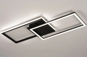 Stropní stmívatelné LED svítidlo do kuchyně Villon Black