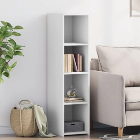 Skříň highboard bílá 30 x 41 x 124 cm kompozitní dřevo