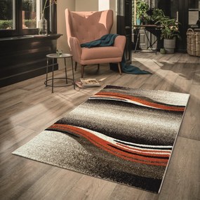 Spoltex, Kusový koberec Enigma New 307-78 orange, 80x150, oranžová, kancelář