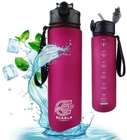 Flamenco Mystique Vínová matná sportovní láhev na vodu 750ML ECARLA SPORTS BD49