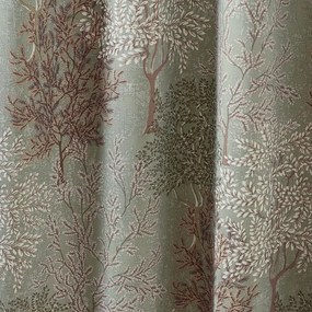 Zelené závěsy v sadě 2 ks 117x183 cm Woodland Trees – Catherine Lansfield