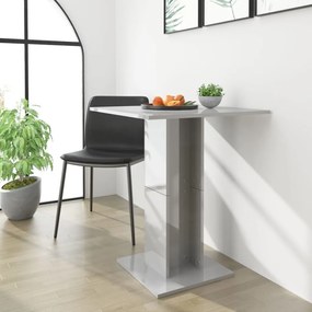 vidaXL Bistro stolek 60 x 60 x 75 cm dřevotříska [802102] Barva: hnědý dub
