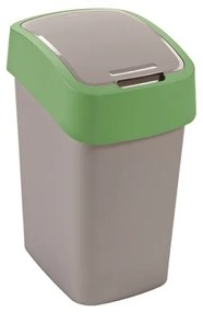 Odpadkový koš s houpacím víkem - CURVER FLIPBIN, 25 l Barva: zelená