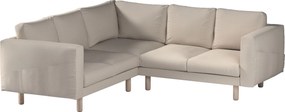 Potah na pohovku IKEA Norsborg rohová 4-místná barva šedá látka pletený vzor