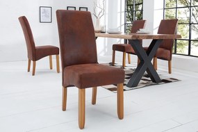 Casa lehká káva vintage vzhled židle / 21133