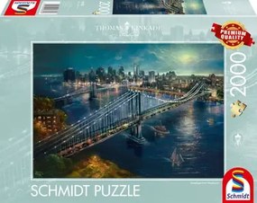 SCHMIDT Puzzle Měsíc nad Manhattanem / 2000 dílků / od 12 let