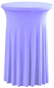 Elastický ubrus SKIRTING na koktejlový bistro stůl 80 cm VÍCE BAREV Barva ubrusu: LEVANDULOVÁ / LAVENDER