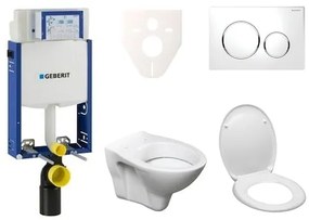 Cenově zvýhodněný závěsný WC set Geberit k zazdění + WC S-Line S-line Pro 110.302.00.5ND4