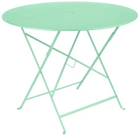 OnaDnes -20% Opálově zelený kovový skládací stůl Fermob Bistro Ø 96 cm