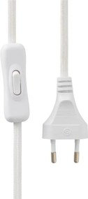 Bílá/modrá skleněná stolní lampa (výška 21,5 cm) Carlo – Ellos Home