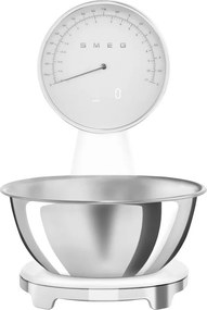 Bílá plastová digitální kuchyňská váha – SMEG