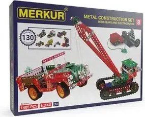Merkur 8 stavebnice / 1405 dílů / 130 modelů / od 7 let