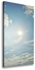 Wallmuralia Vertikální Foto obraz na plátně Slunce na nebi 50x100