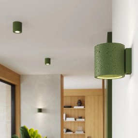 Sollux Lighting Stropní lampa ORBIS betonová olivově zelená