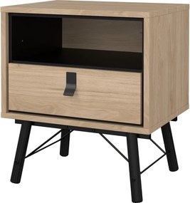 FALCO Noční stolek Rain 1s jackson hickory