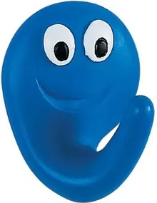 Spirella SMILE dětský háček modrý / polyresin / samolepící / 40 x 50 m