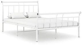 Rám postele bílý kov 120 x 200 cm,  325037 HangarStore.cz